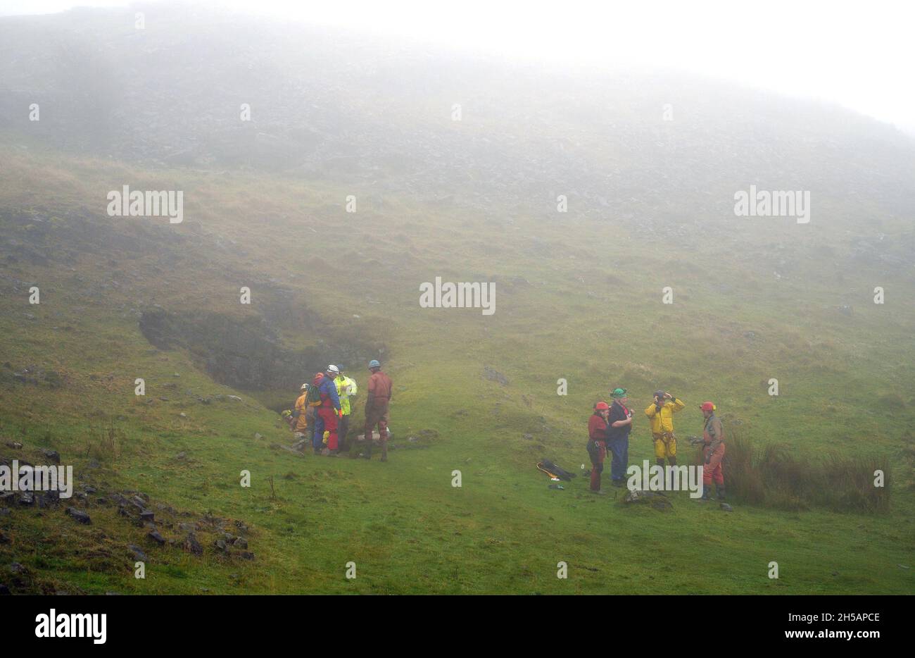 Cave rescue brecon beacons hi-res stock photography and images - Alamy