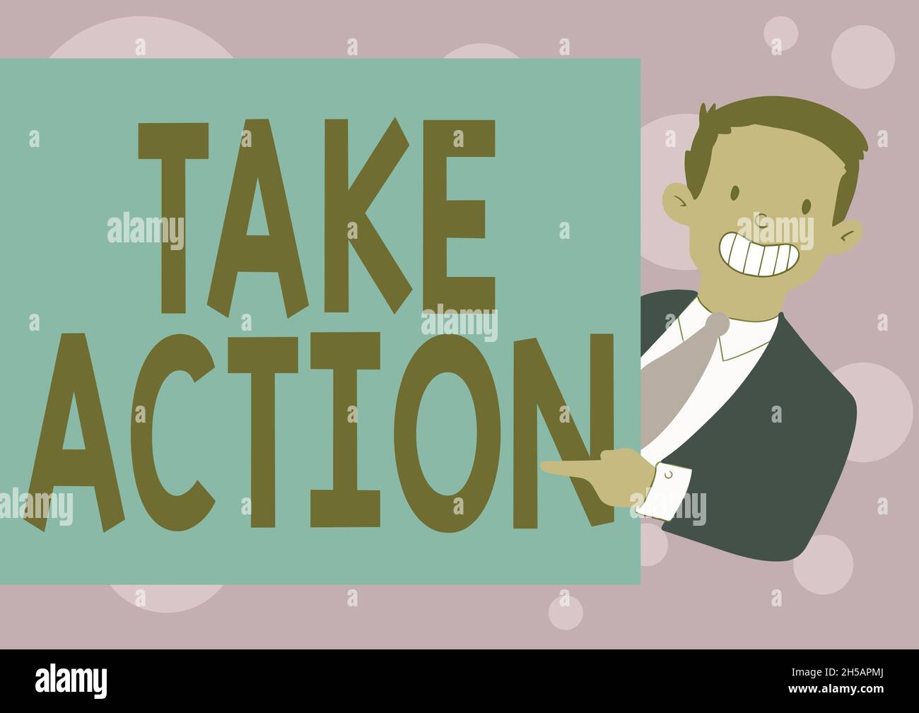 Text showing inspiration Take Action. Word Written on do something ...