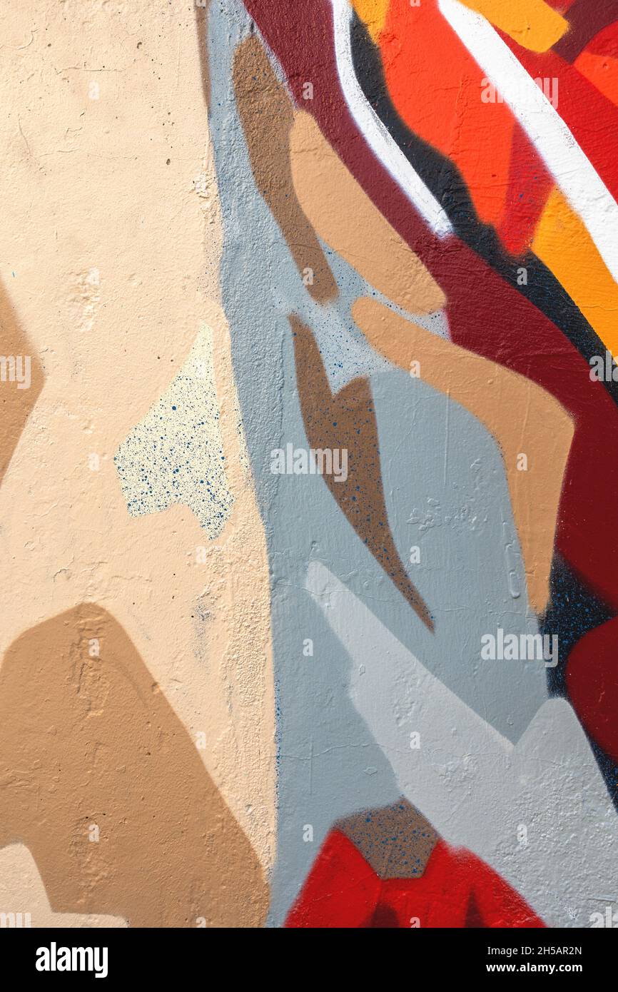 close up of colorful urban wall texture Stock Photo - Alamy