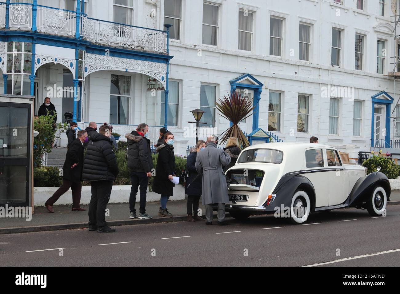 Steve Coogan Llandudno, North Wales 9 November 2021. Actor Steve Coogan ...