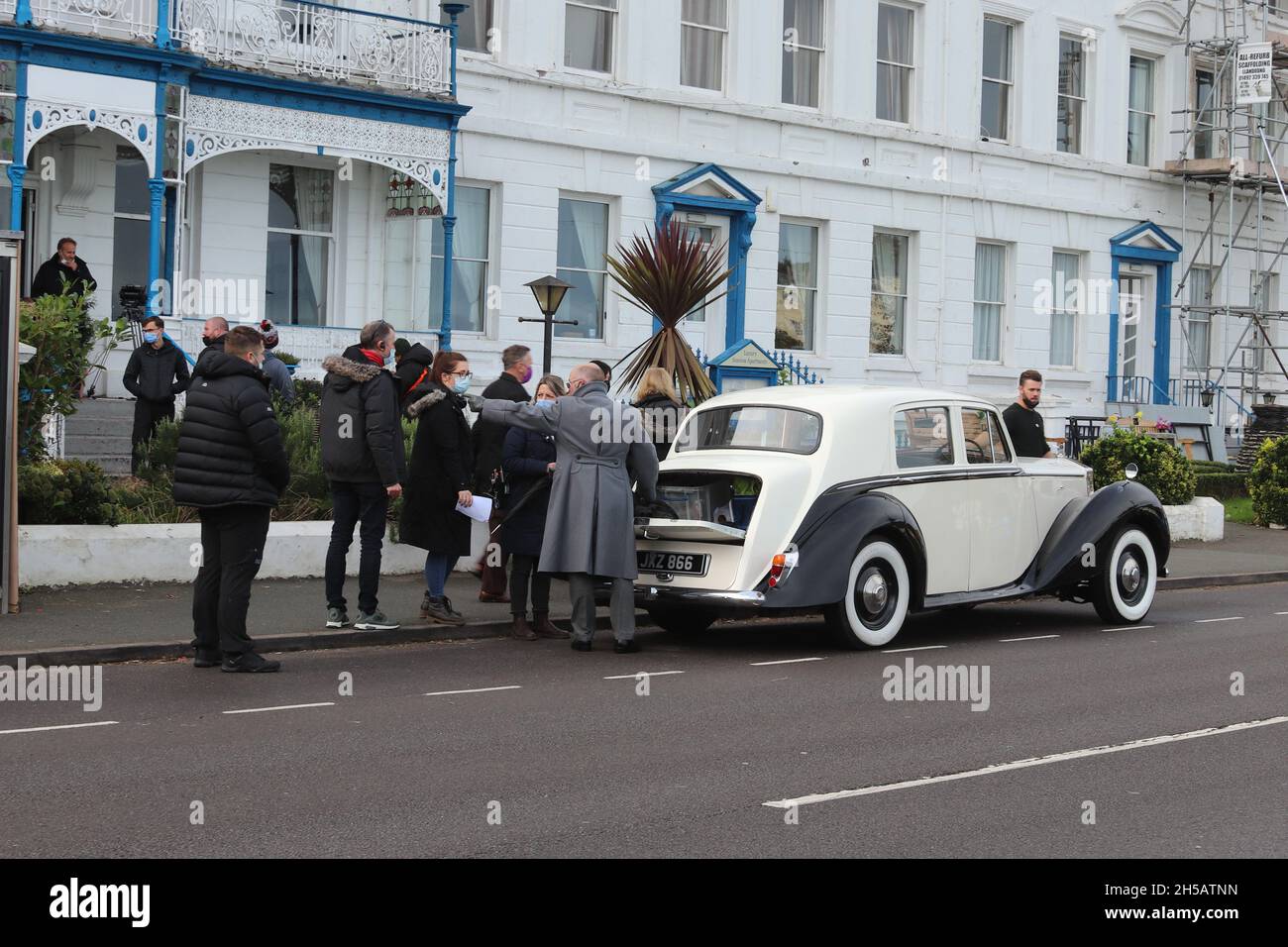 Steve Coogan Llandudno, North Wales 9 November 2021. Actor Steve Coogan ...