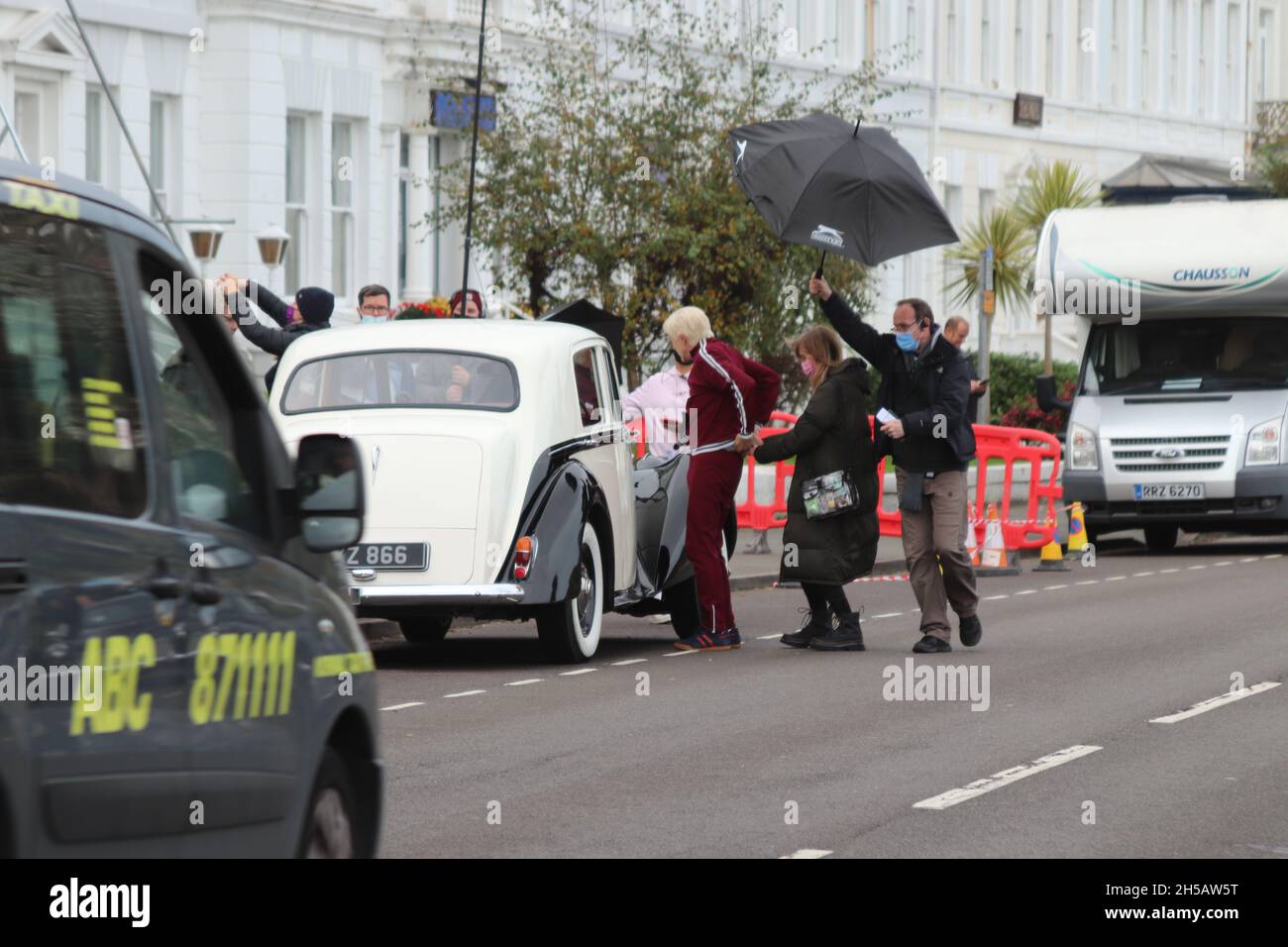 Steve Coogan Llandudno, North Wales 9 November 2021. Actor Steve Coogan ...