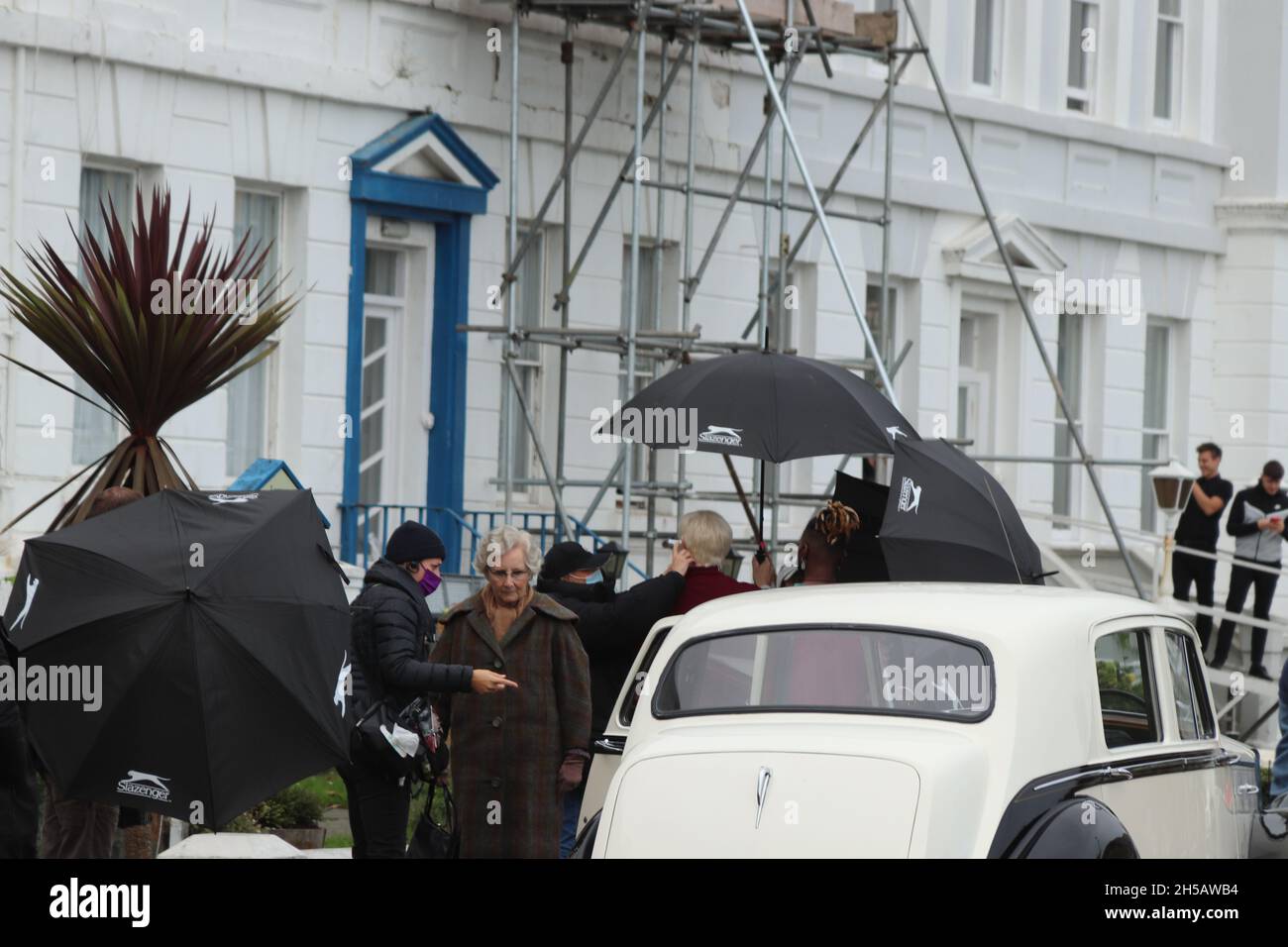 Steve Coogan Llandudno, North Wales 9 November 2021. Actor Steve Coogan ...