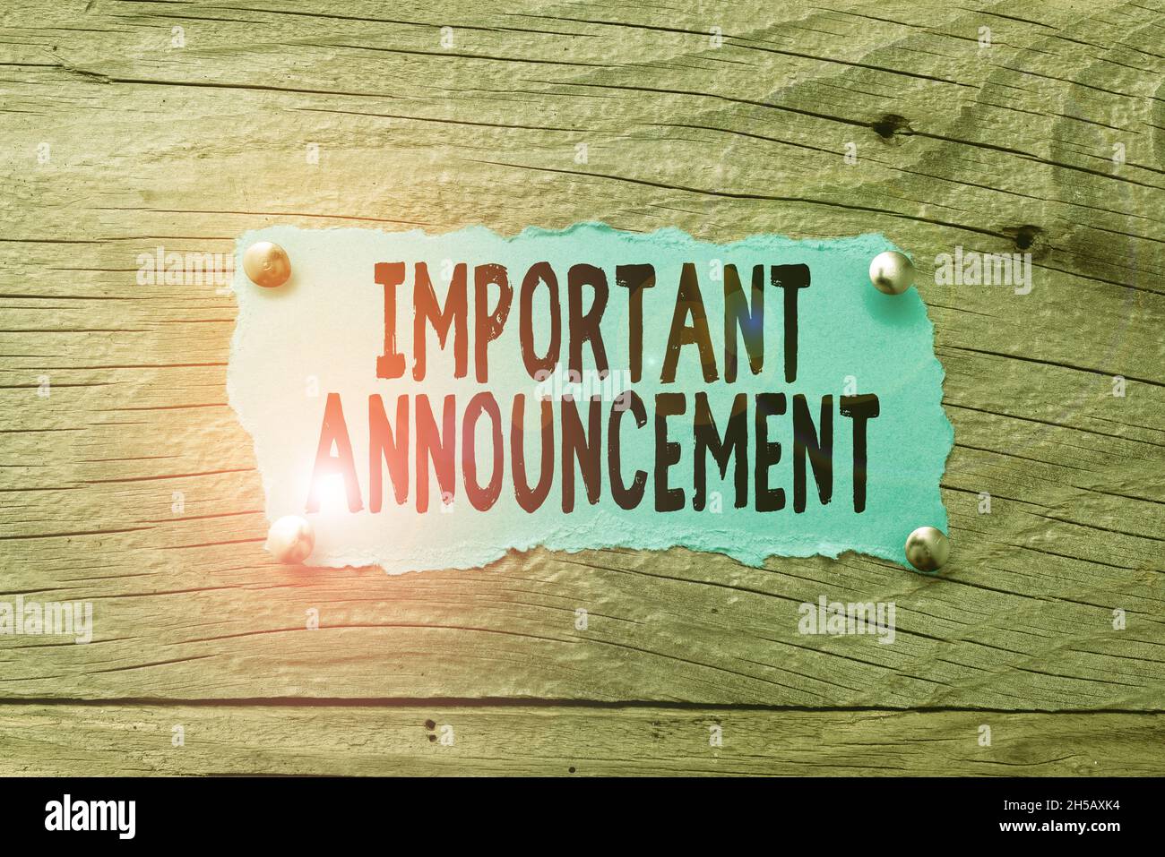 Text showing inspiration Important Announcement. Concept meaning spoken ...