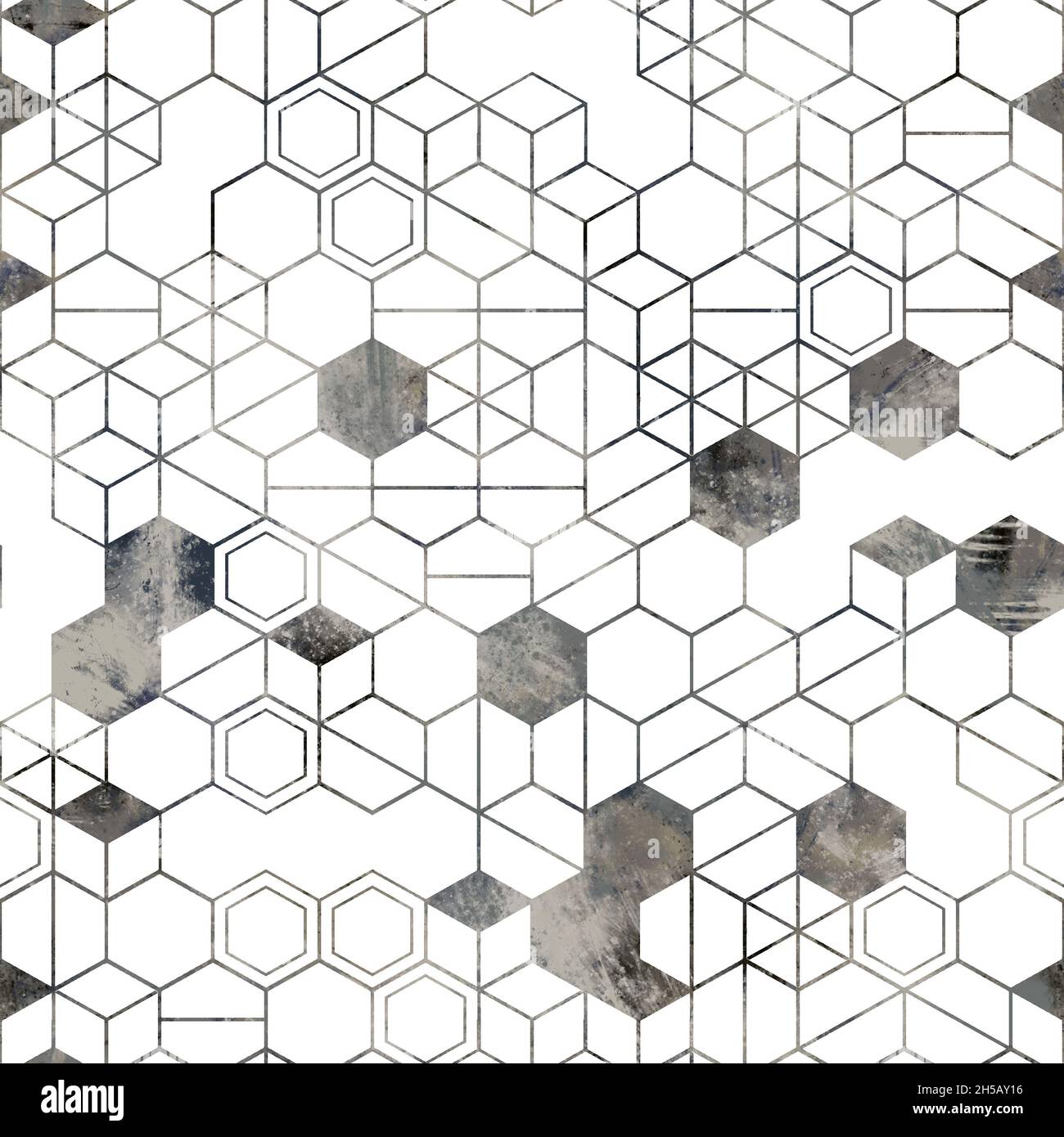 Seamless neutral and white grungy classic abstract surface pattern ...