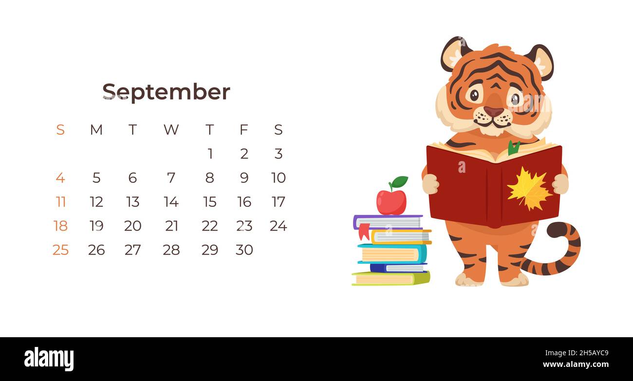 Cute Calendar September 2022
