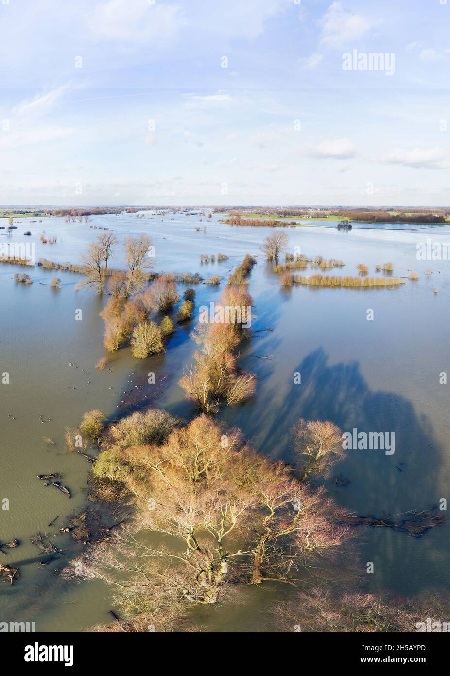 Flooded floodplains netherlands hi-res stock photography and images - Alamy
