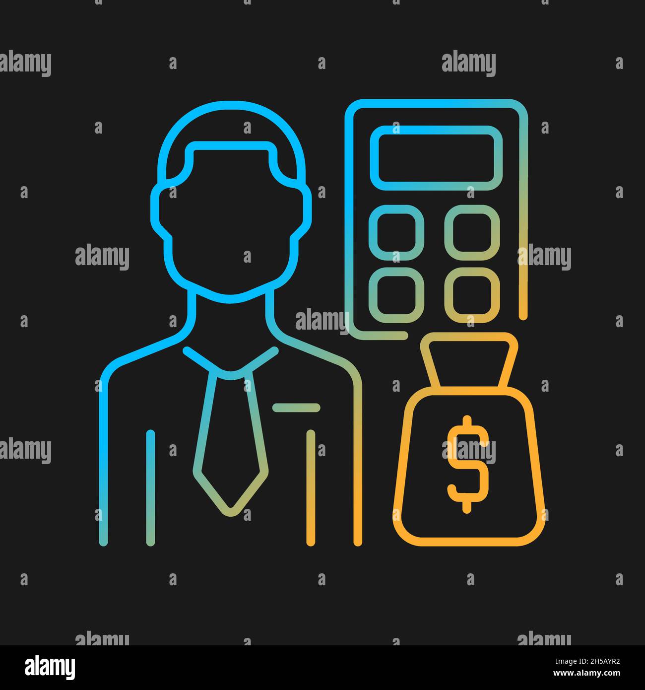 Budget analyst Stock Vector Images - Alamy