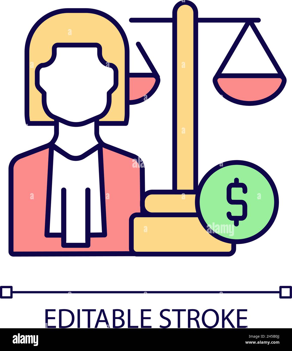 Finance law RGB color icon Stock Vector Image & Art - Alamy