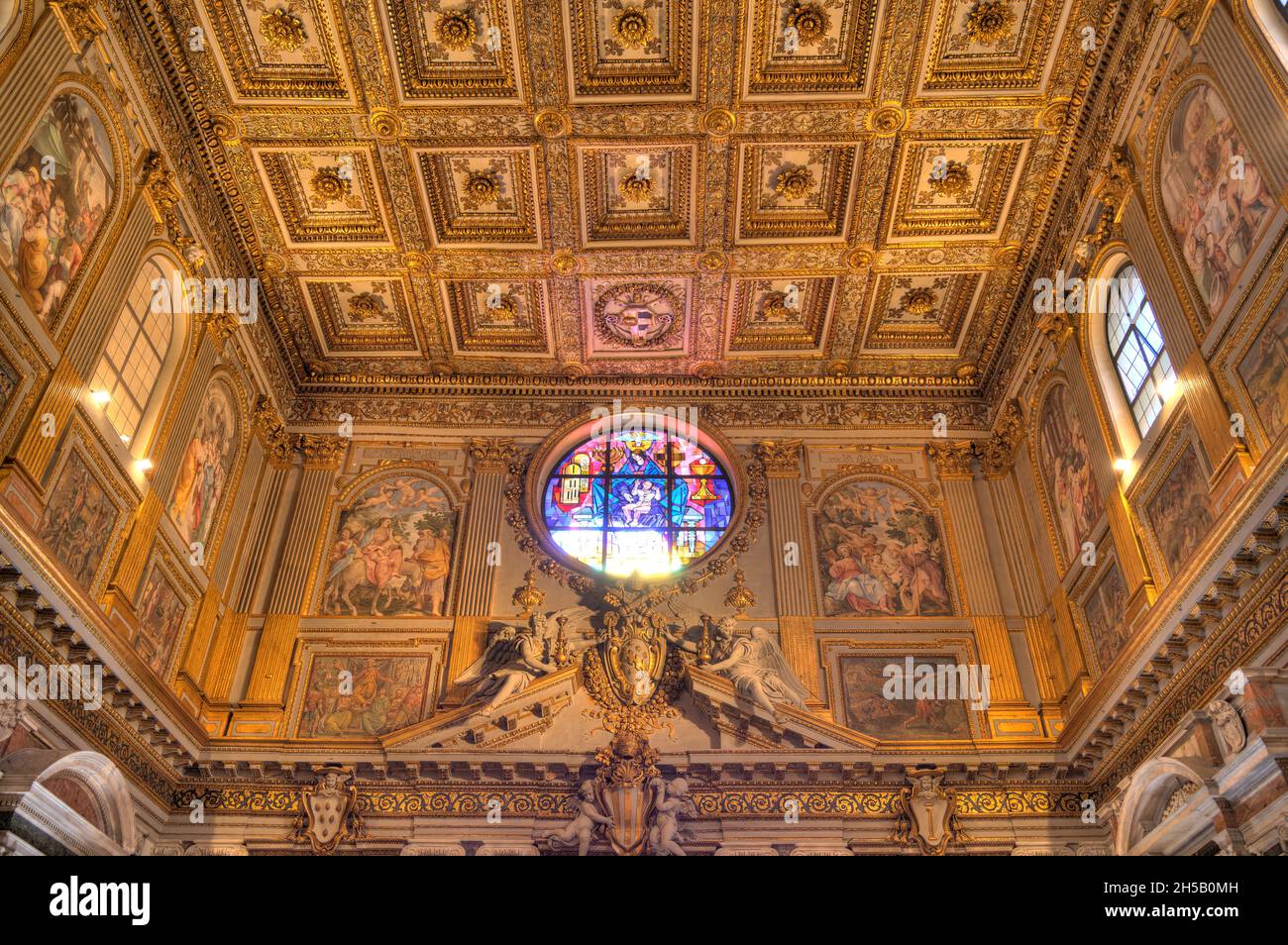 Santa Maria Maggiore, Rome, HDR Image Stock Photo - Alamy