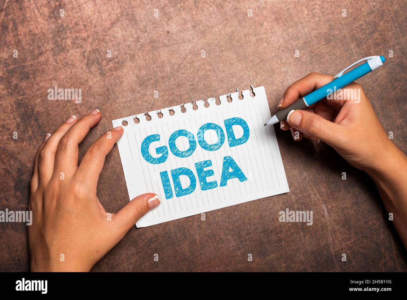 Sign displaying Good Idea. Conceptual photo an excellent suggestion and ...