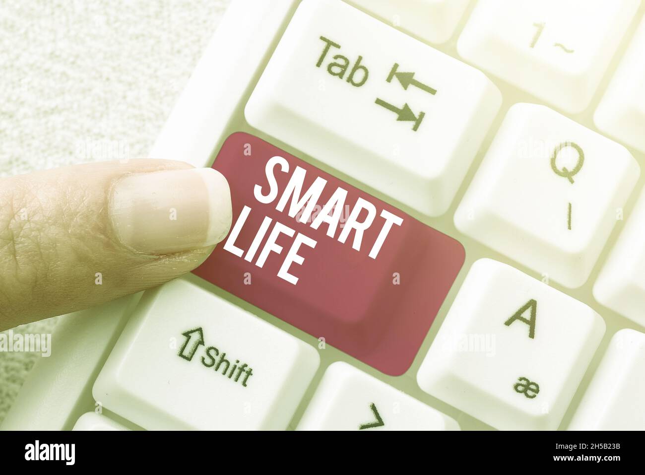 Text caption presenting Smart Life. Internet Concept approach ...