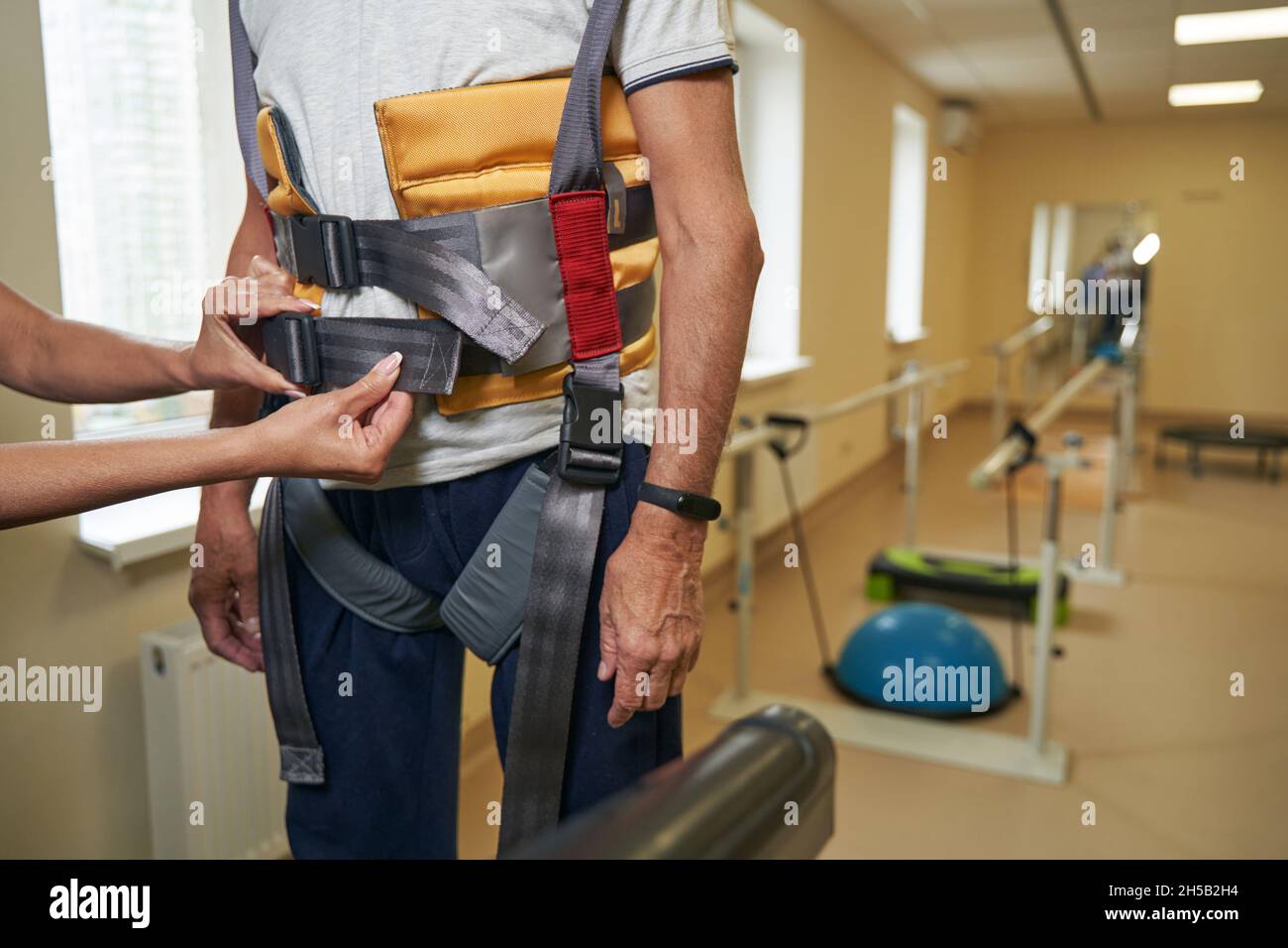 Physical therapy harness hi-res stock photography and images - Alamy