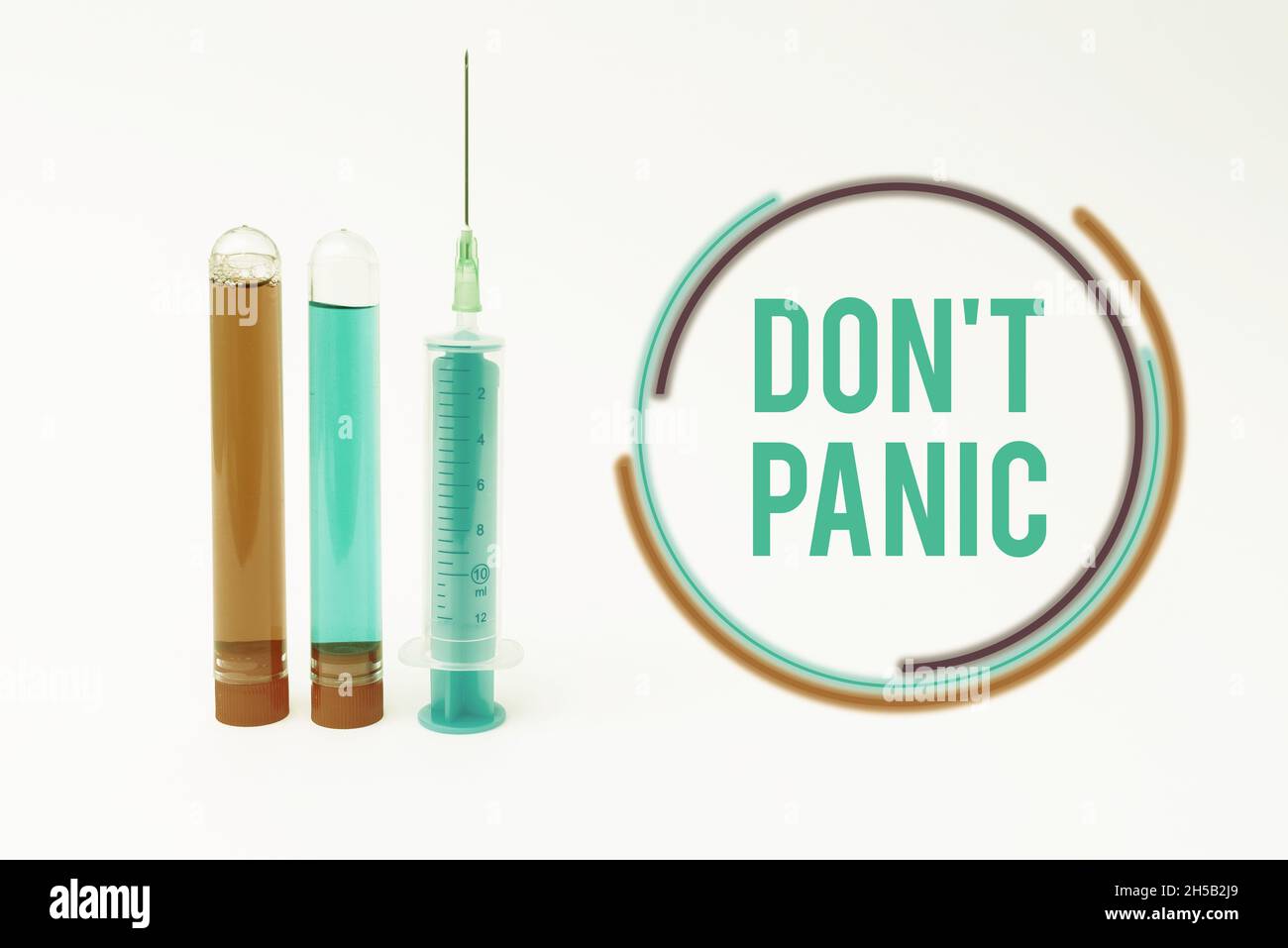 Conceptual caption Don T Panic. Business overview suddenly feel so ...
