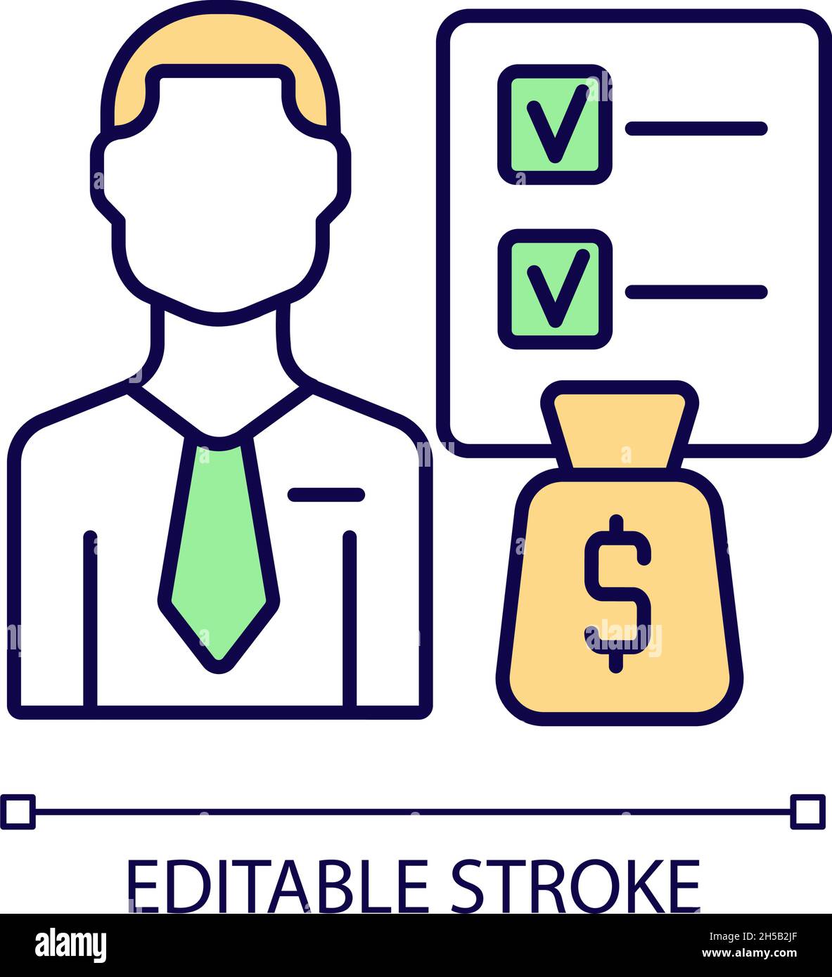 Planner consultant Stock Vector Images - Alamy