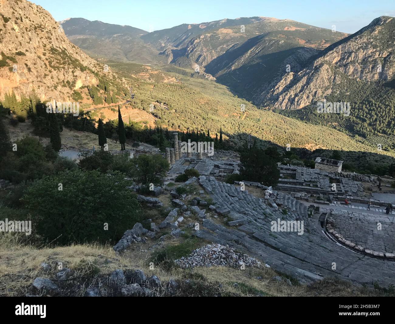 Ancient ruins at Delphi, in Greece, September 2021. Photo by Stephane ...