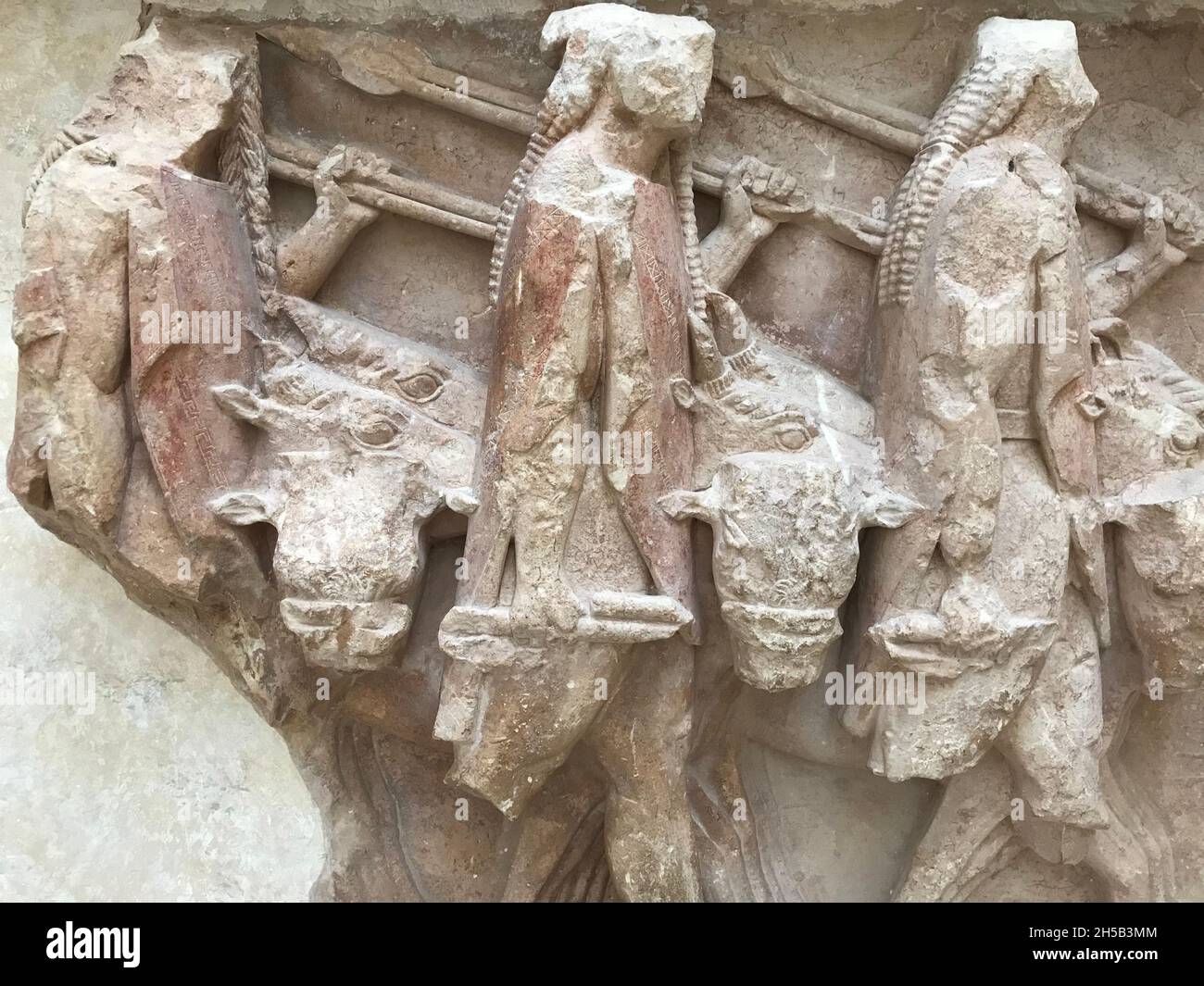 Ancient greek ornament (Castor and Pollux and their cousins) in Delphi ...