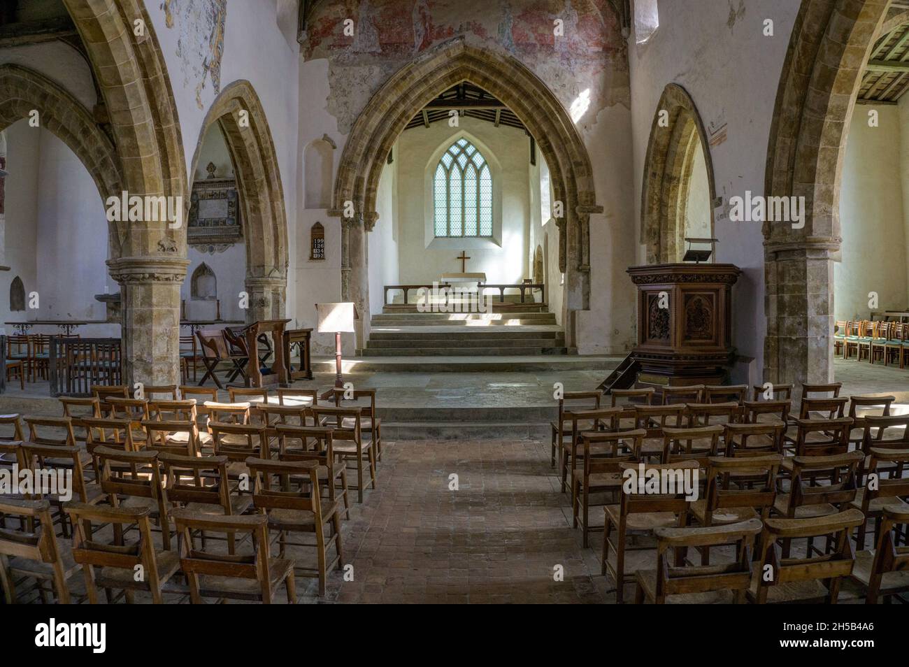 Interior saints church in village hi-res stock photography and images ...