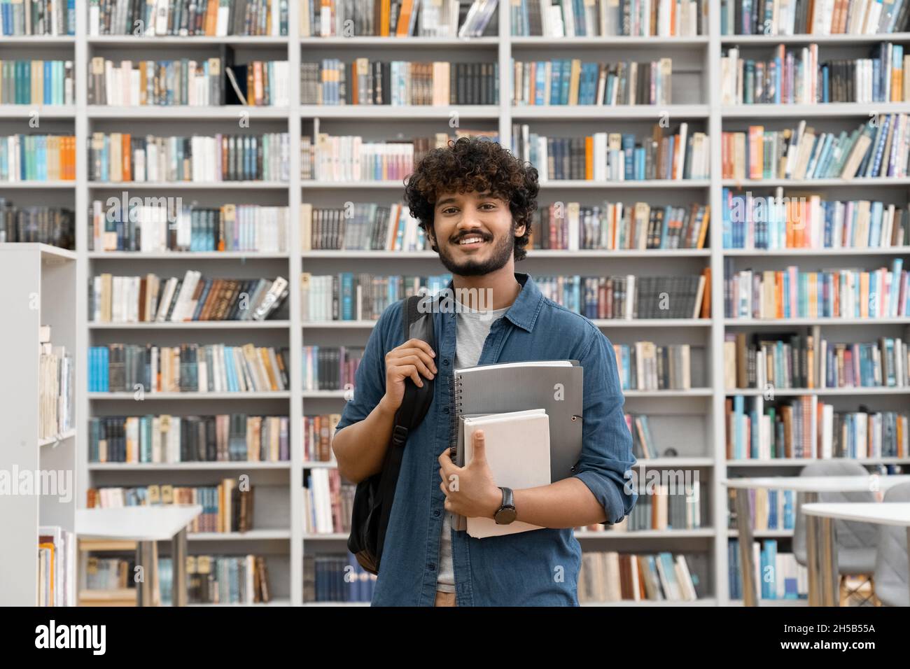 Indian student backpack hi-res stock photography and images - Alamy