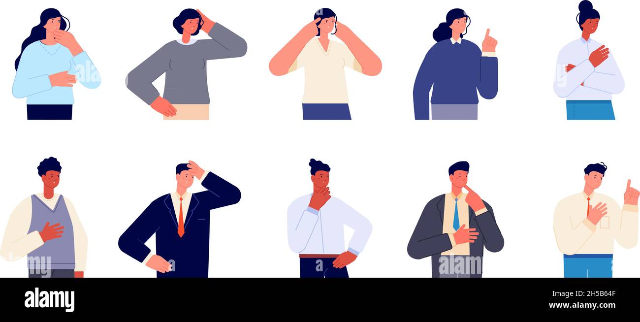 Cartoon serious face hi-res stock photography and images - Alamy