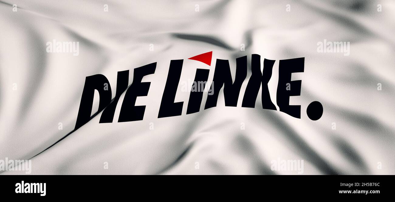 Die linke flag hi-res stock photography and images - Alamy
