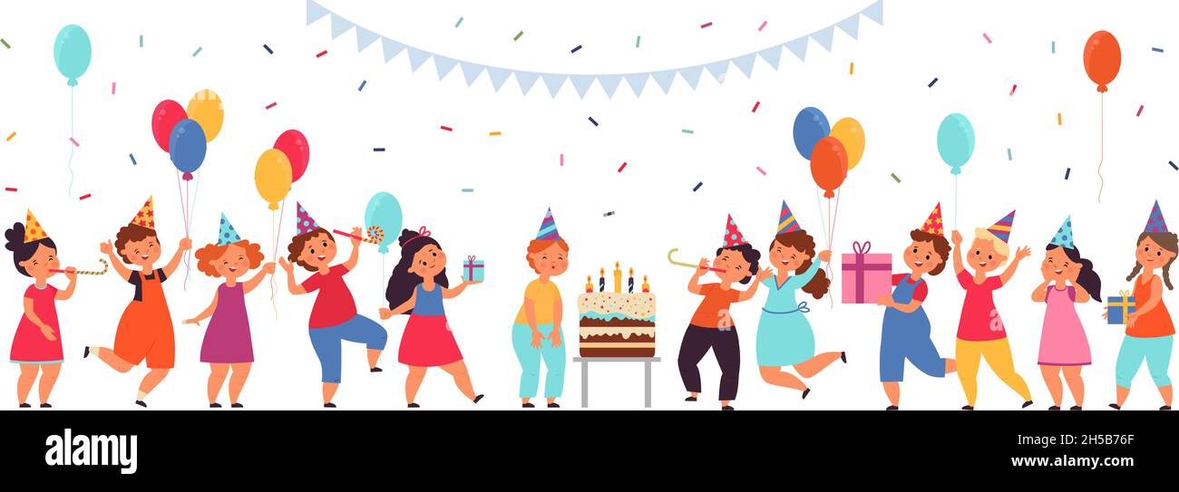 Kids Celebrate Clipart