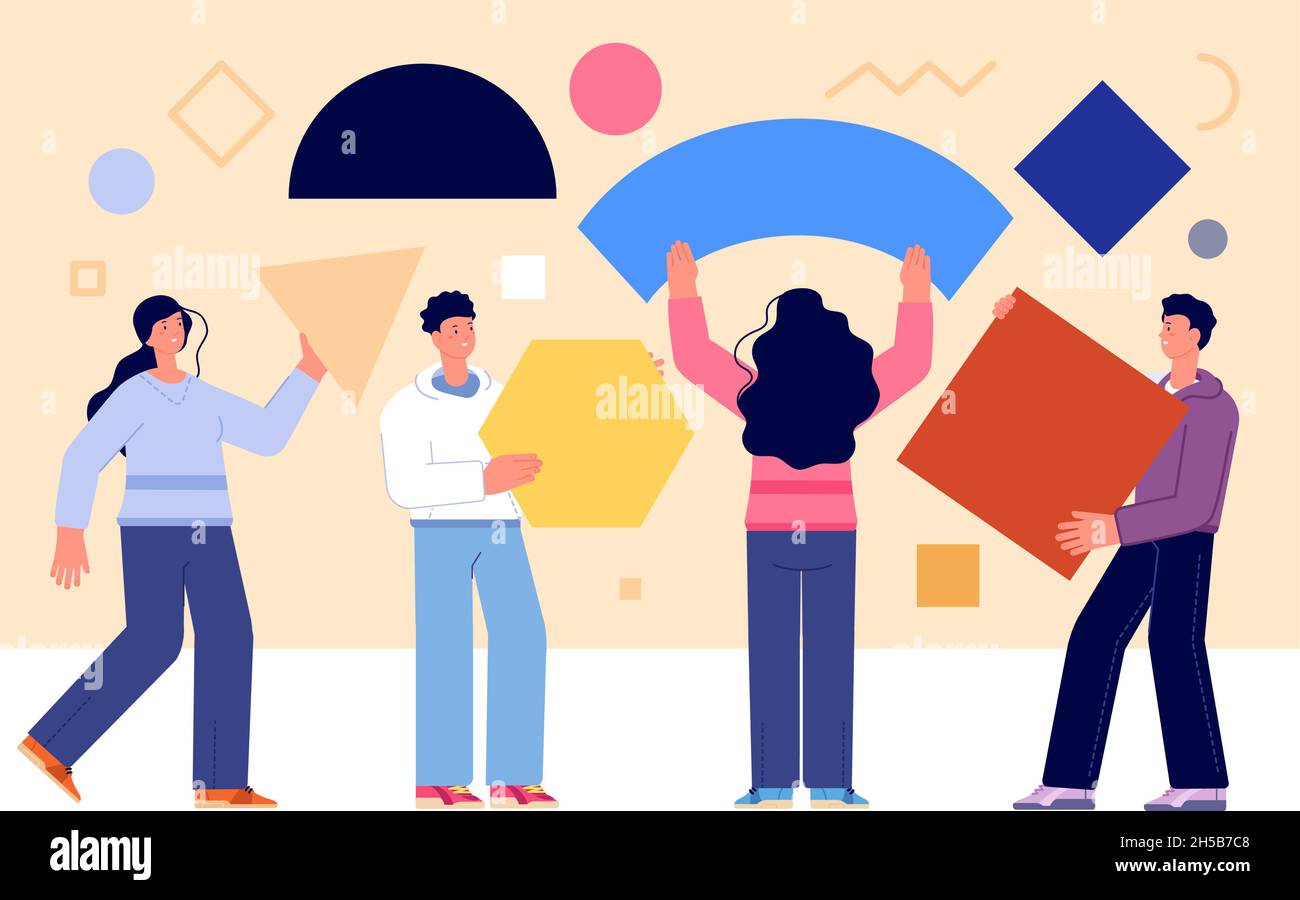 People puzzle Stock Vector Images - Alamy