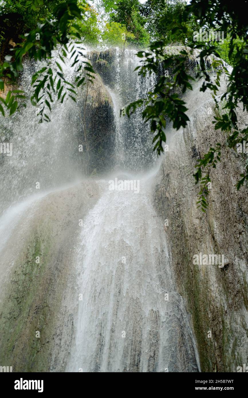 Tad Mok Waterfall, Lampang, Thailand. Nature Landscape Stock Photo - Alamy