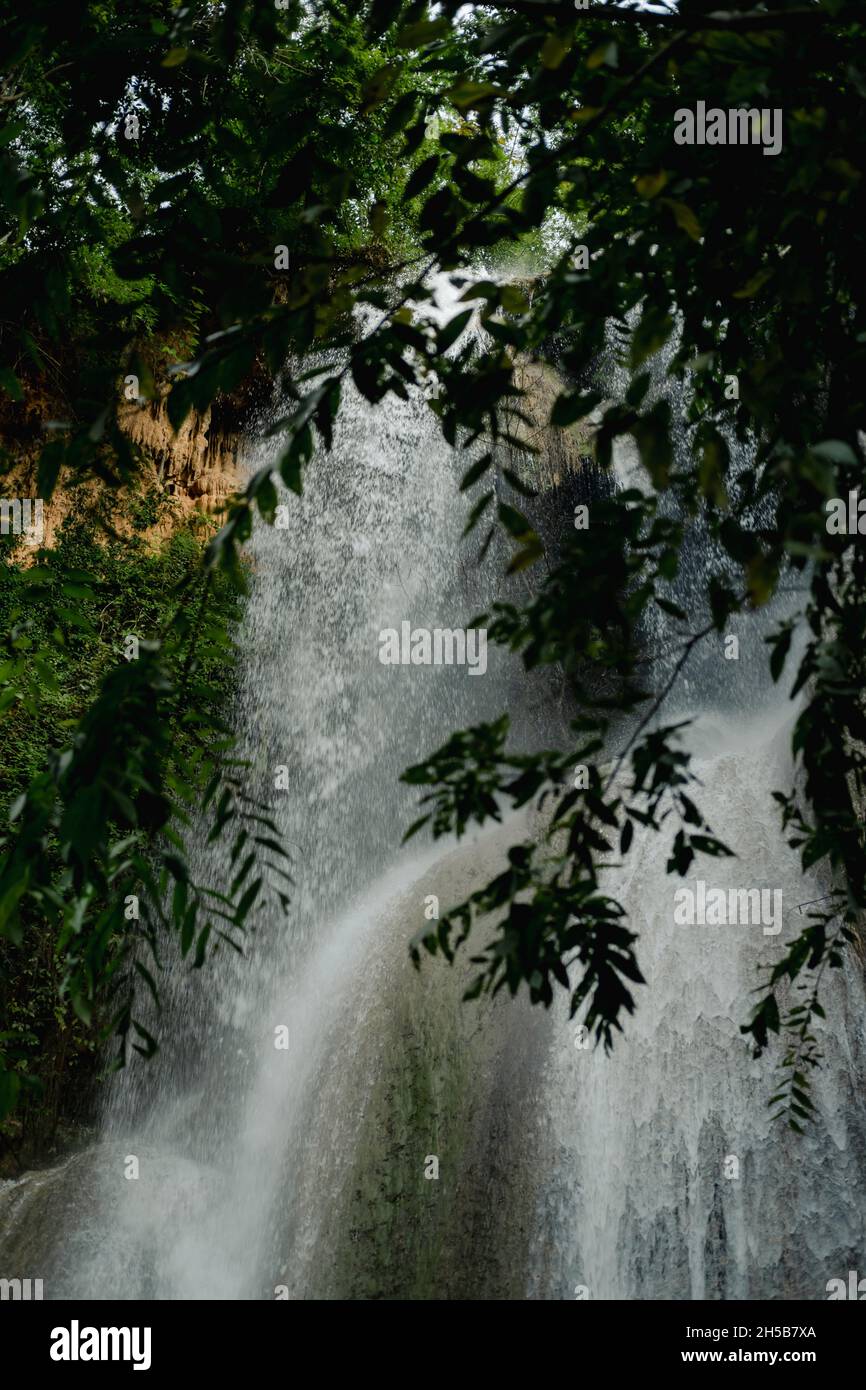 Tad Mok Waterfall, Lampang, Thailand. Nature Landscape Stock Photo - Alamy