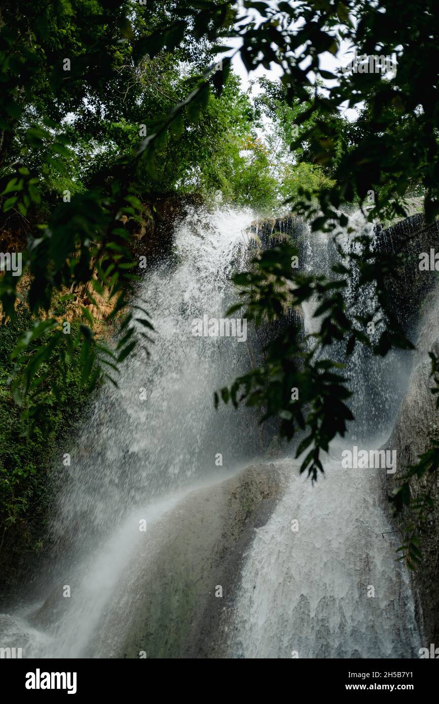 Tad Mok Waterfall, Lampang, Thailand. Nature Landscape Stock Photo - Alamy