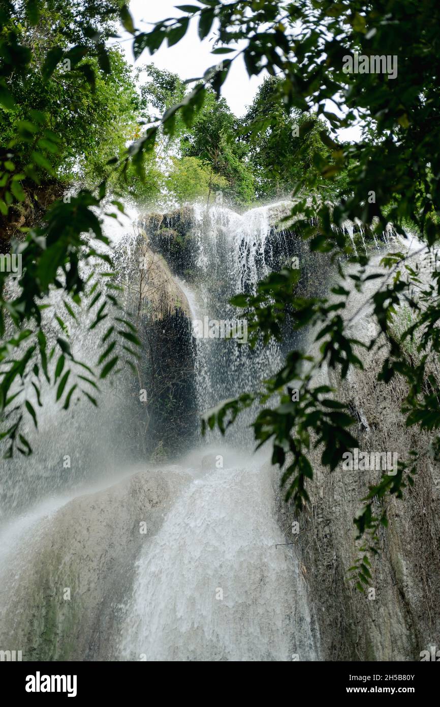 Tad Mok Waterfall, Lampang, Thailand. Nature Landscape Stock Photo - Alamy