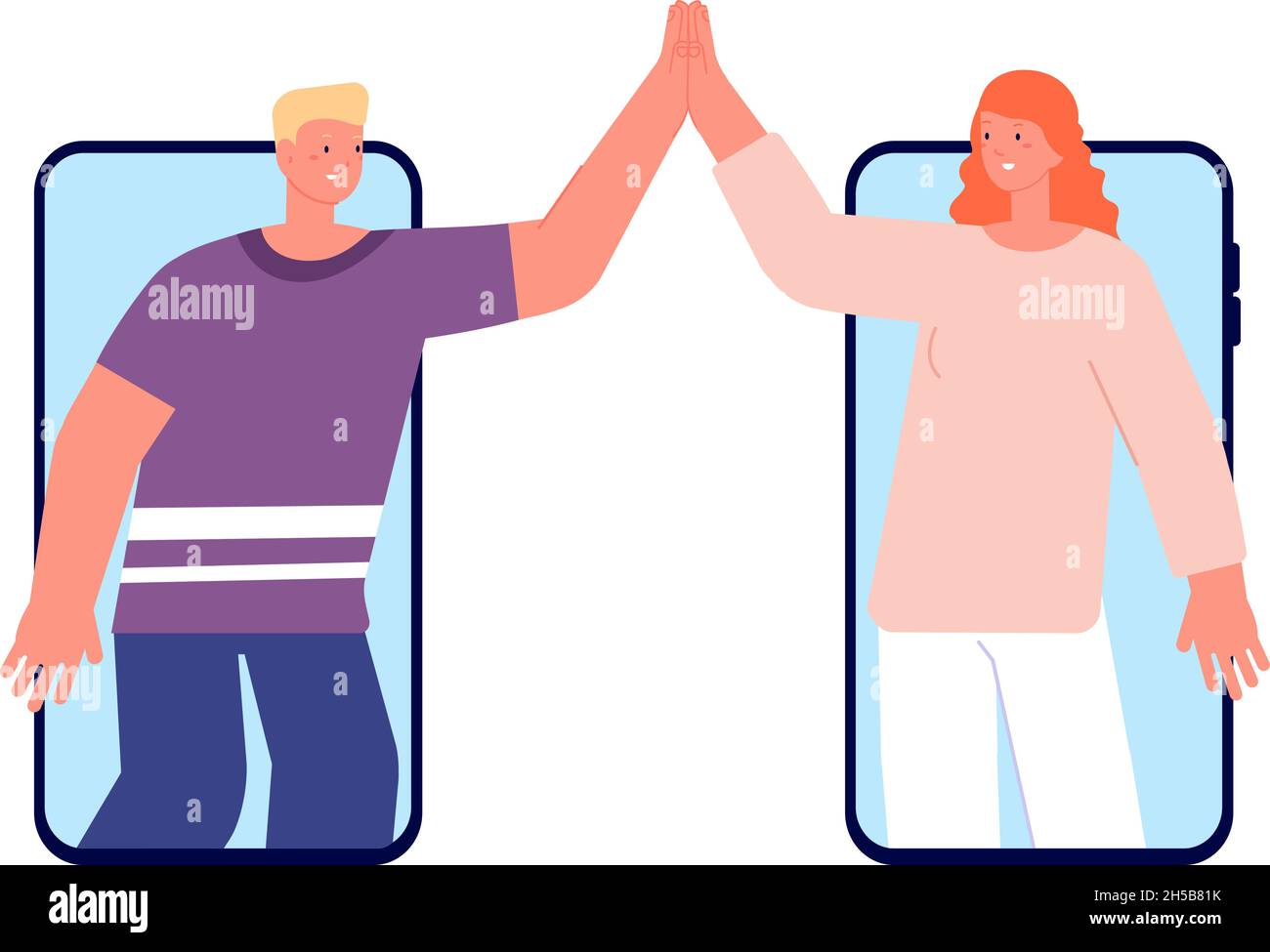 Cartoon woman clapping hands hi-res stock photography and images - Alamy