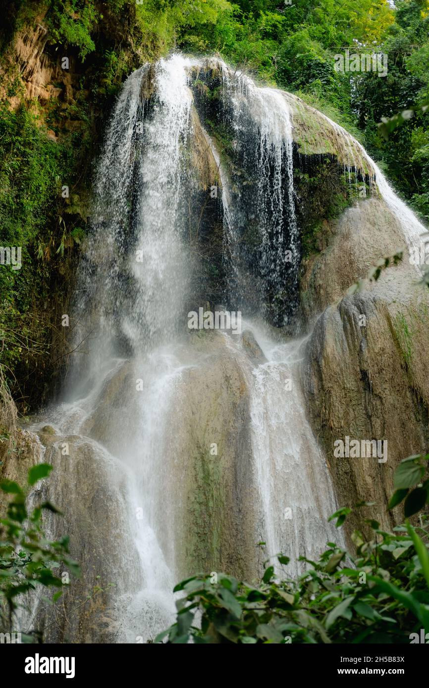 Tad Mok Waterfall, Lampang, Thailand. Nature Landscape Stock Photo - Alamy