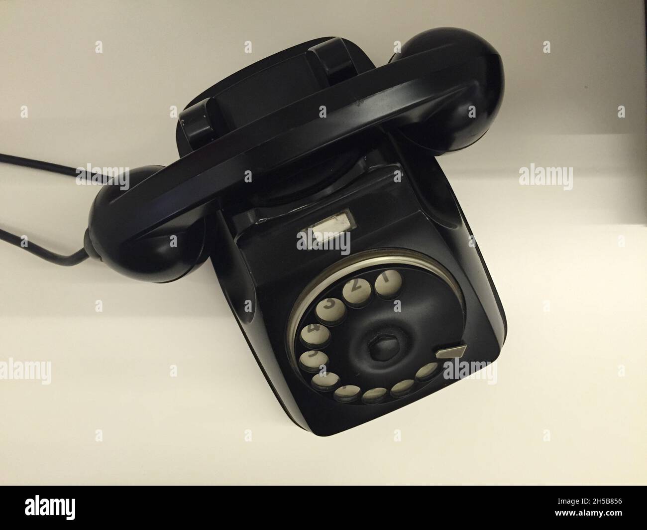 Closeup shot of a vintage rotary telephone Stock Photo - Alamy