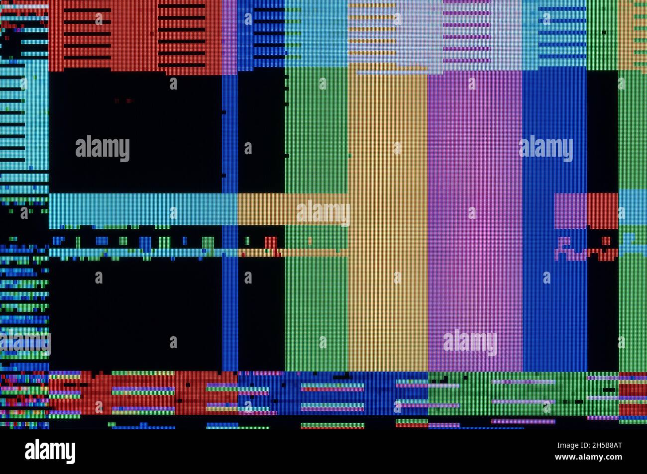 Abstract background, pattern of a digital glitch Stock Photo - Alamy