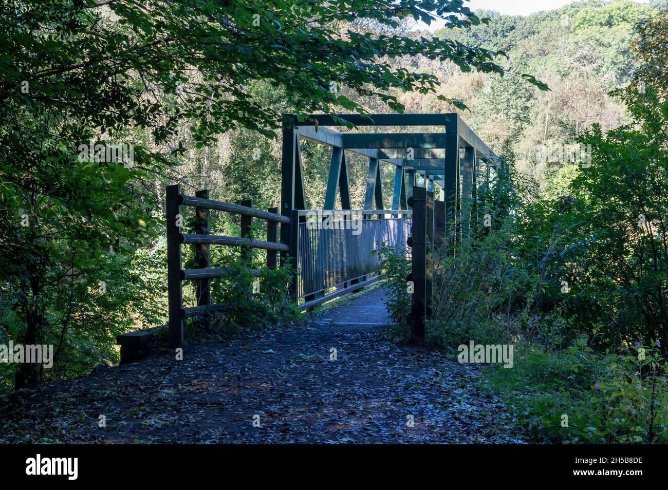 Derwent walk butterfly bridge hi-res stock photography and images - Alamy