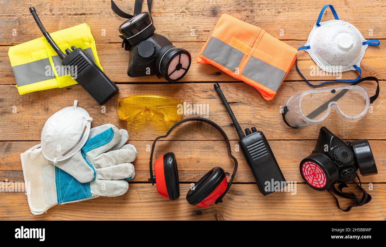 Work health and safety for industry and construction site. Labor ...