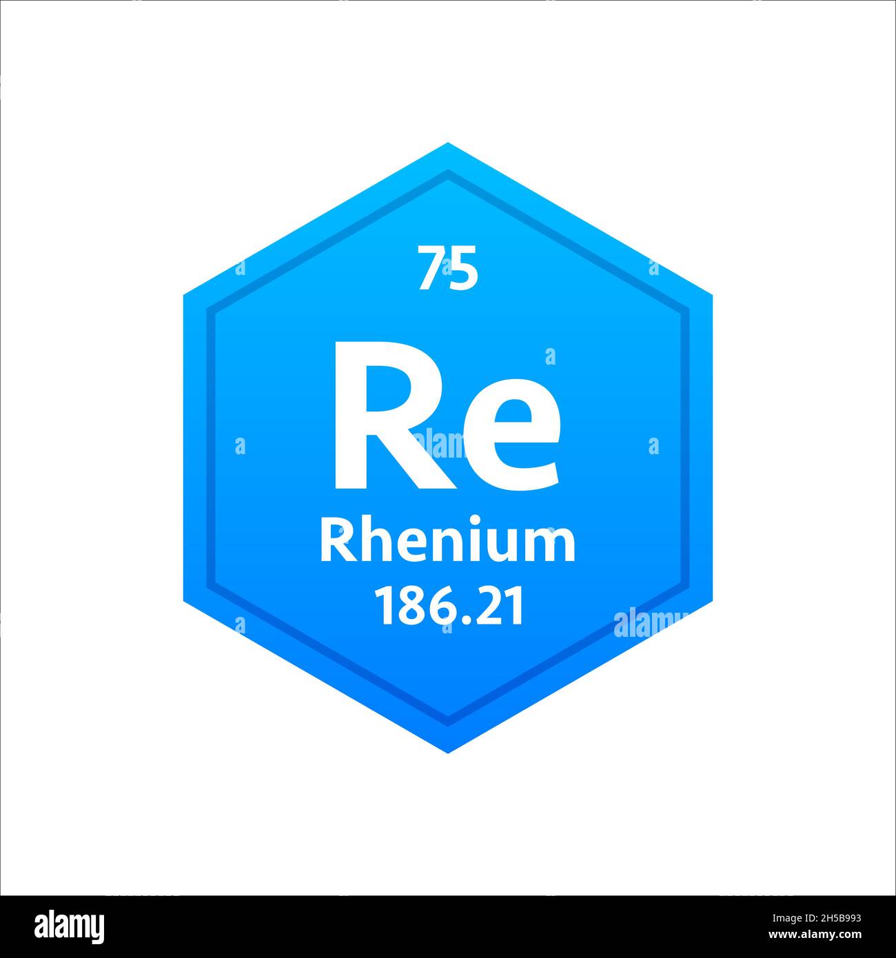 Rhenium symbol. Chemical element of the periodic table. Vector stock ... Rhenium symbol. Chemical element of the periodic table. Vector stock ...