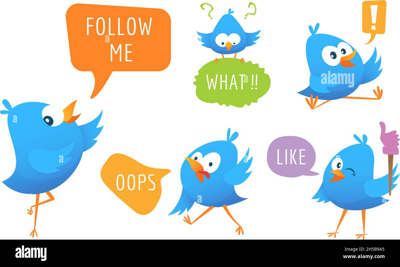 Bluebird cartoon background blue bird hi-res stock photography and ...