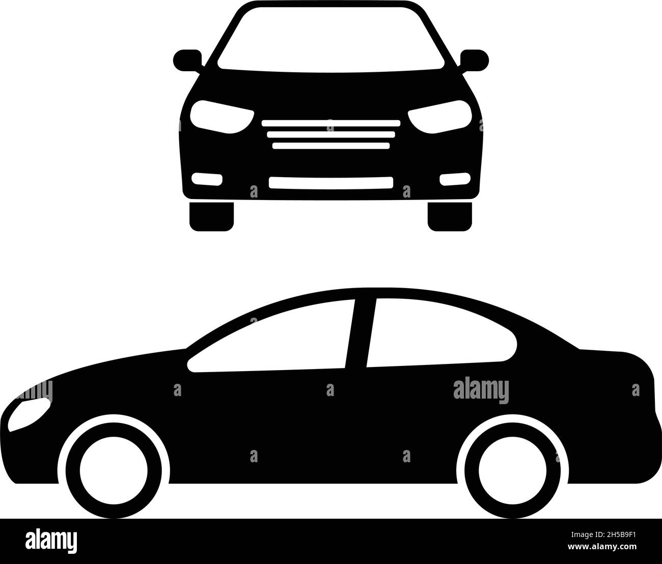 Car icon vector vector Stock Vector Images - Alamy