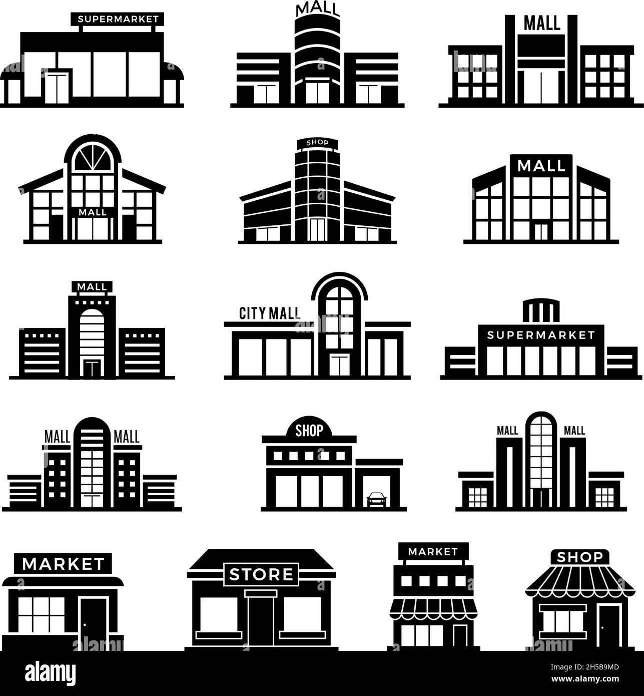 Boutique shop exterior Stock Vector Images - Alamy
