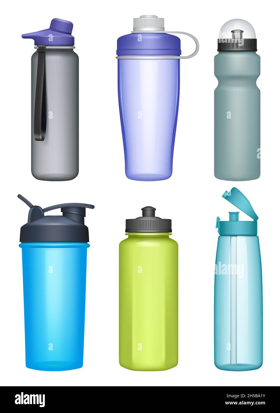 Running bottles Stock Vector Images - Alamy