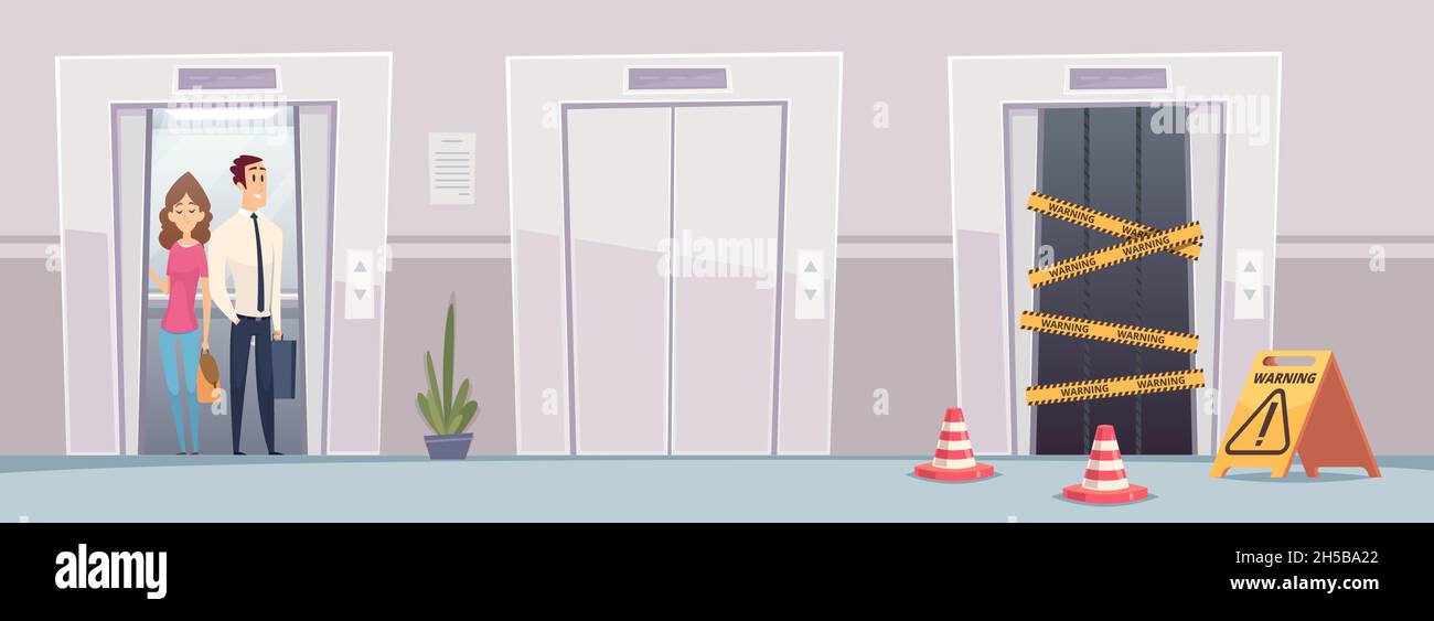 Broken Elevator Clip Art