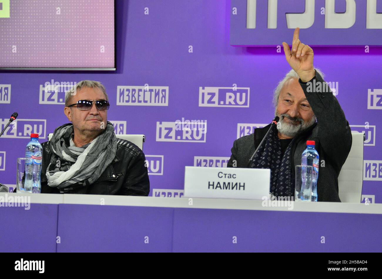 Press conference dedicated to the 70th anniversary of Stas Namin ...