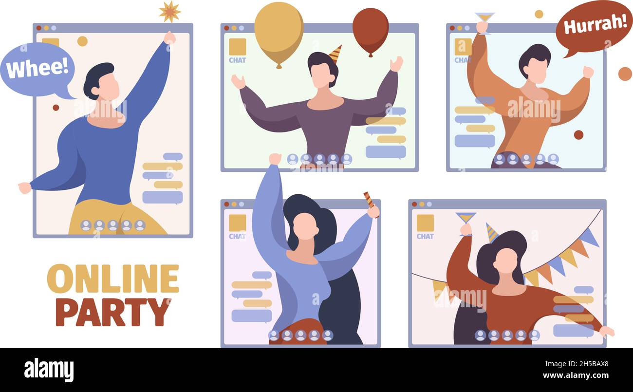 Computer happy birthday Stock Vector Images - Alamy