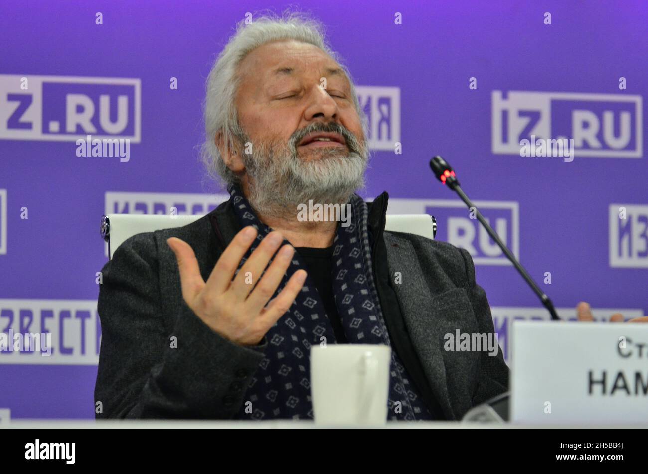 Press conference dedicated to the 70th anniversary of Stas Namin ...