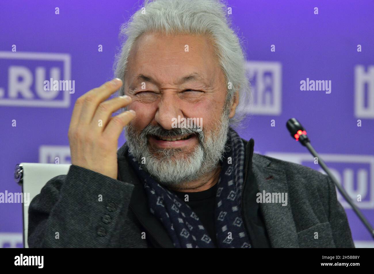 Press conference dedicated to the 70th anniversary of Stas Namin ...