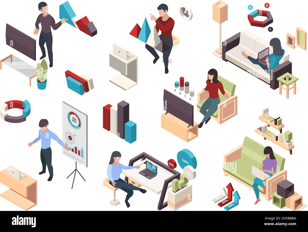 Remote businessman Stock Vector Images - Alamy