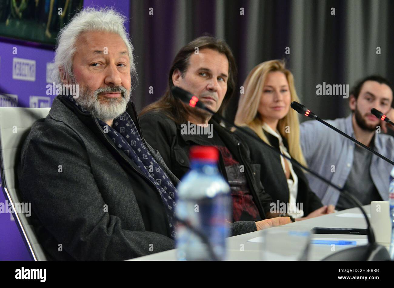 Press conference dedicated to the 70th anniversary of Stas Namin ...