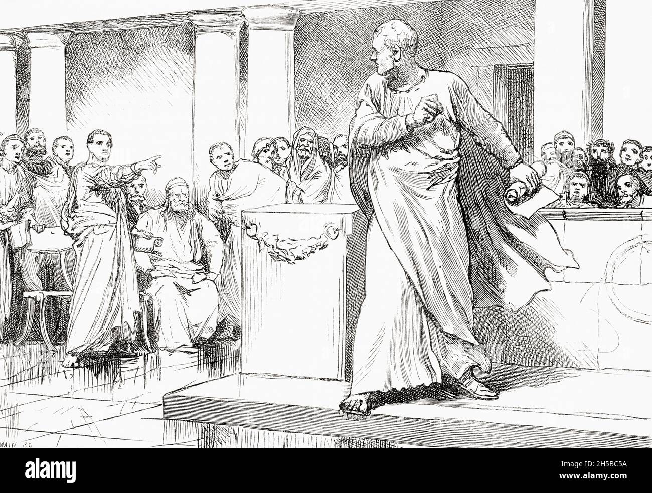 Conspiracy of catiline hi-res stock photography and images - Alamy